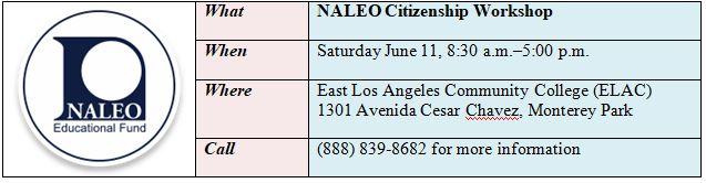 A Volunteer Opportunity: Citizenship Workshop | MyLO